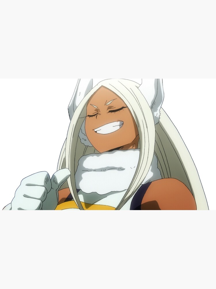 "Mirko smile" Poster by snailhunter66 | Redbubble