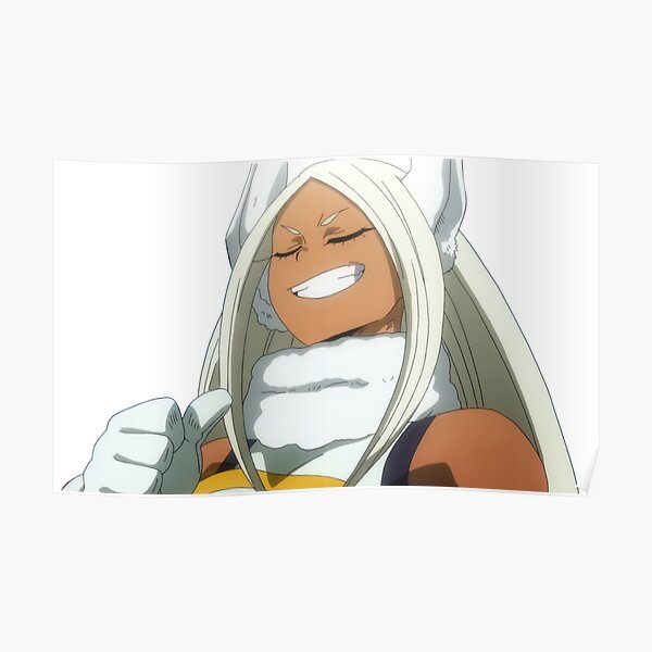 "Mirko smile" Poster by snailhunter66 | Redbubble