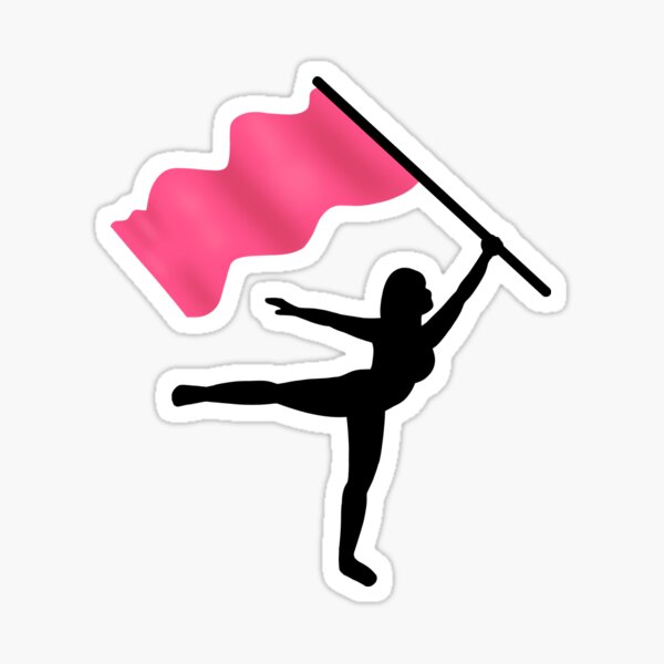 Electronics & Accessories Color Guard Flag Marching Band Vinyl Decal ...