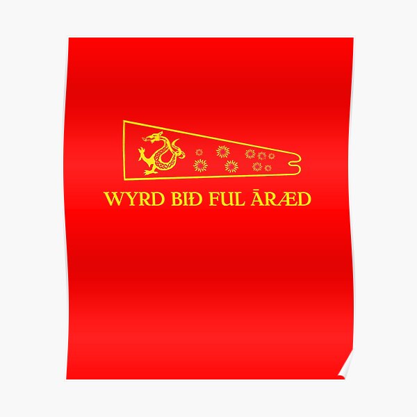 "Wessex Anglo Saxon Banner" Poster for Sale by MandWthings | Redbubble