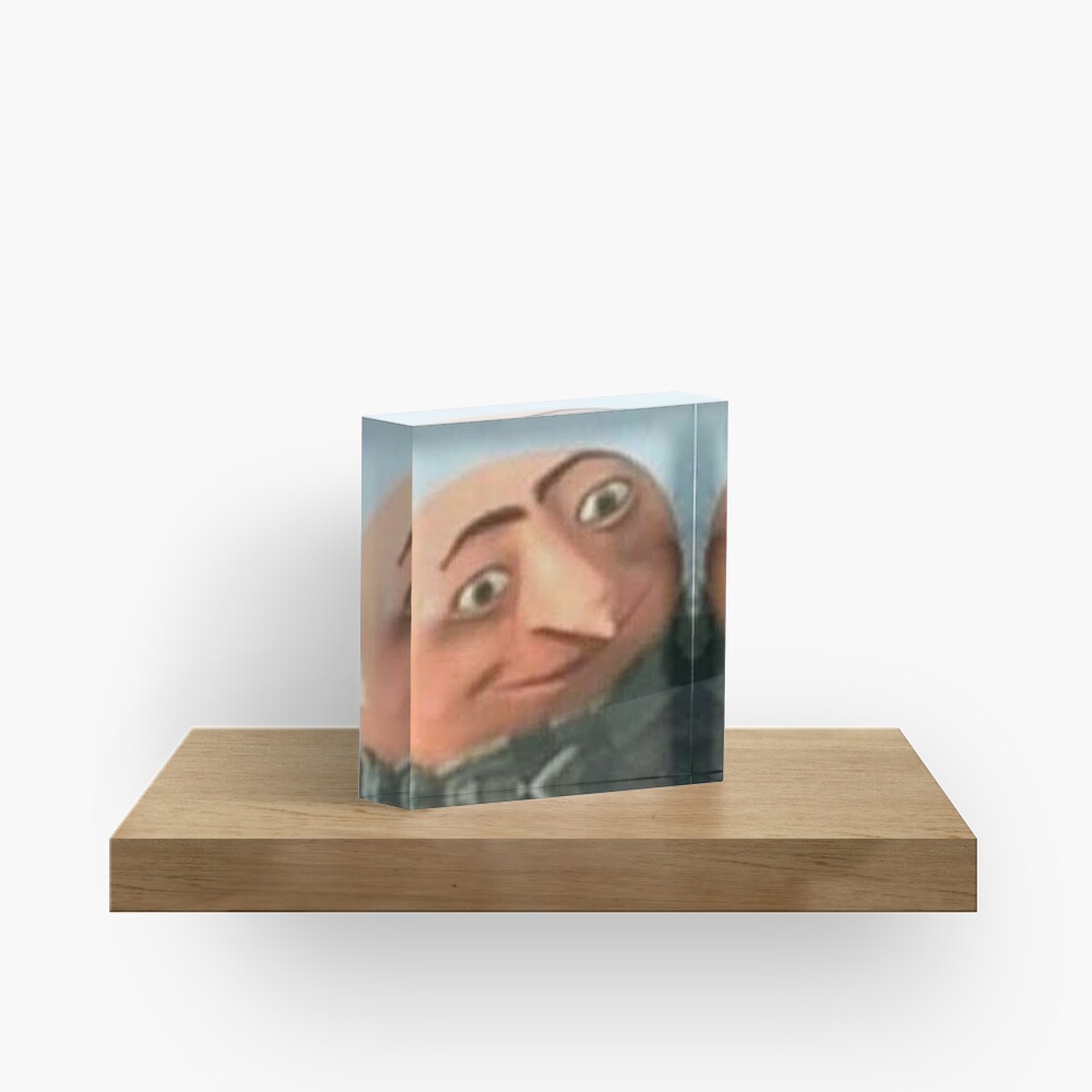 "Gru Meme Face" Pillow for Sale by itsjustpeachy | Redbubble