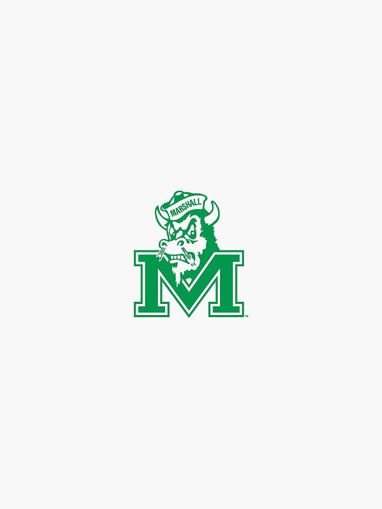 "Marshall University Sticker" Sticker for Sale by livvycorrinne | Redbubble
