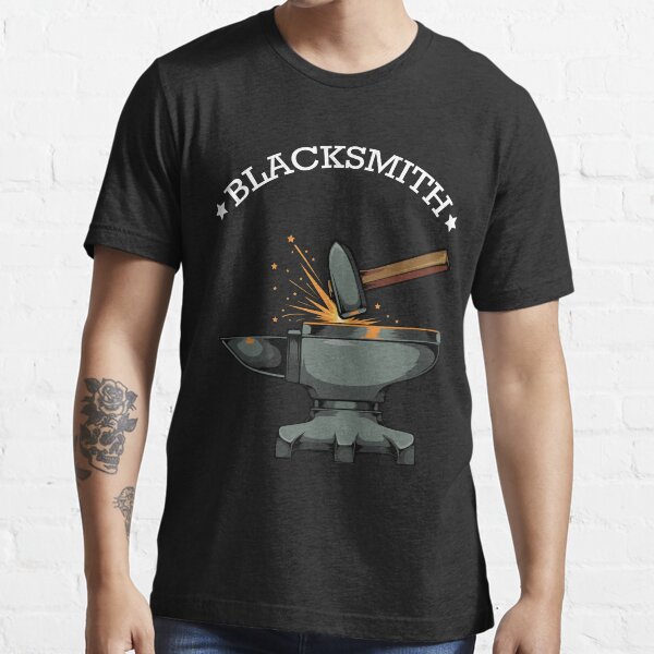 "Blacksmith - Anivl Hammer Steel Smithing" T-shirt for Sale by Lumio ...