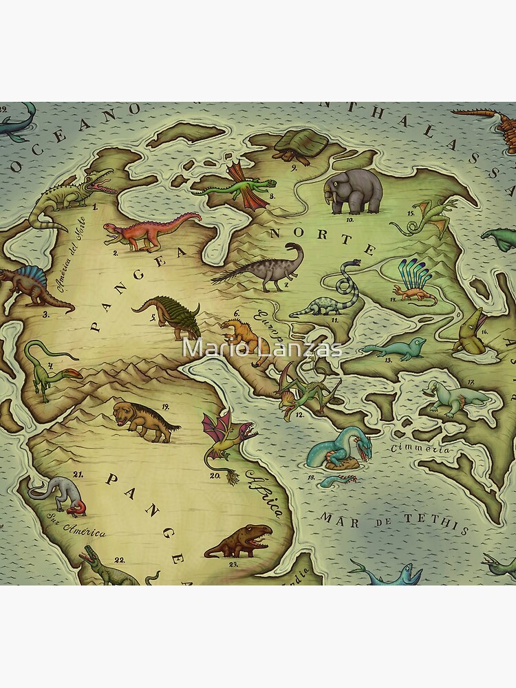 TRIASSIC Period World Map PANGEA Map By MarioLanzas On, 49% OFF