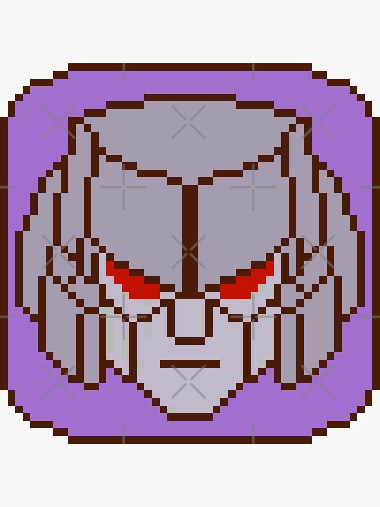 "Pixel Megatron" Sticker by tralma | Redbubble