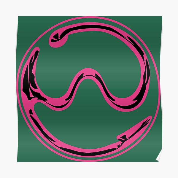 "Lady gaga chromatica logo pink" Poster by spaceplantdaddy | Redbubble