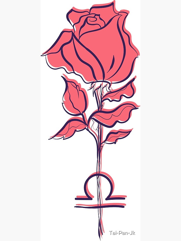 "Libra | White Rose | Zodiac Sign | Astrological Symbolism | Star Sign ...