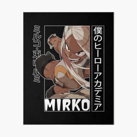 "My Hero Academia - Rabbit Hero "Mirko"" Art Board Print by Simogan ...