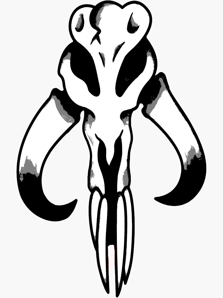 "mythosaur skull" Sticker for Sale by stiffwagonLTD | Redbubble