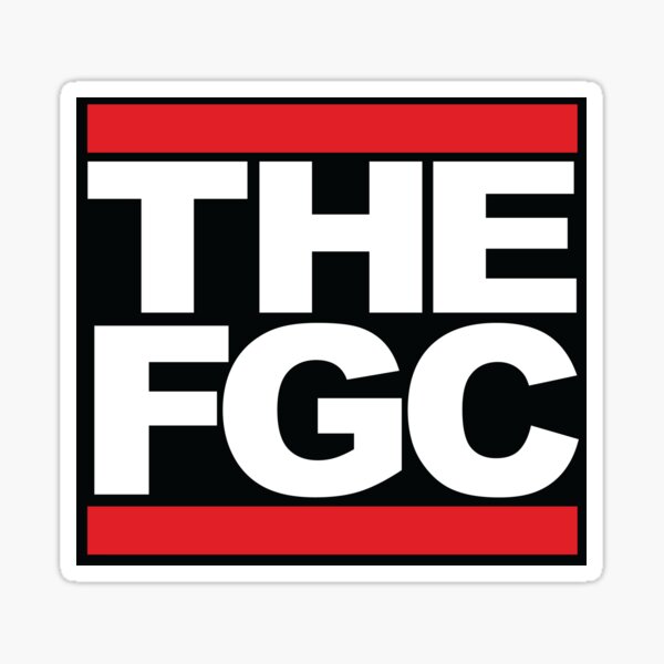 "Fighting Game Community Member - THE FGC" Sticker for Sale by Dillonm ...