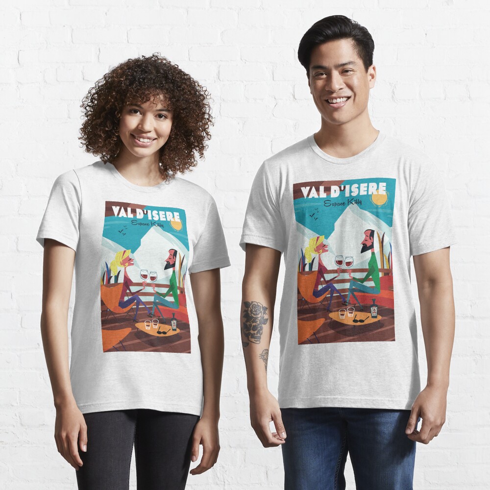 "Val d'Isere poster" T-shirt for Sale by GAGodel | Redbubble | val ...