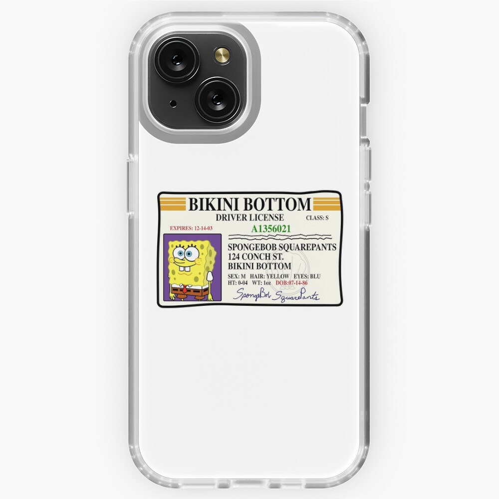 "Bikini Bottom Drivers License " Sticker for Sale by joshhoffman ...