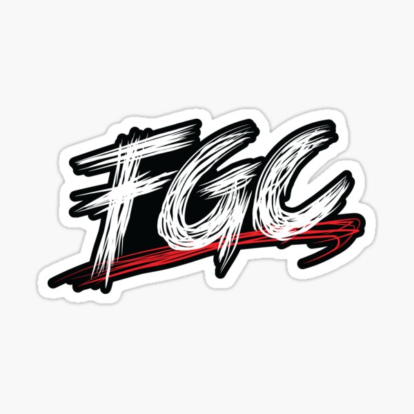 "Fighting Game Community FGC" Sticker for Sale by Dillonm | Redbubble