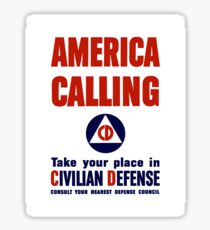 Civil Defense: Stickers | Redbubble