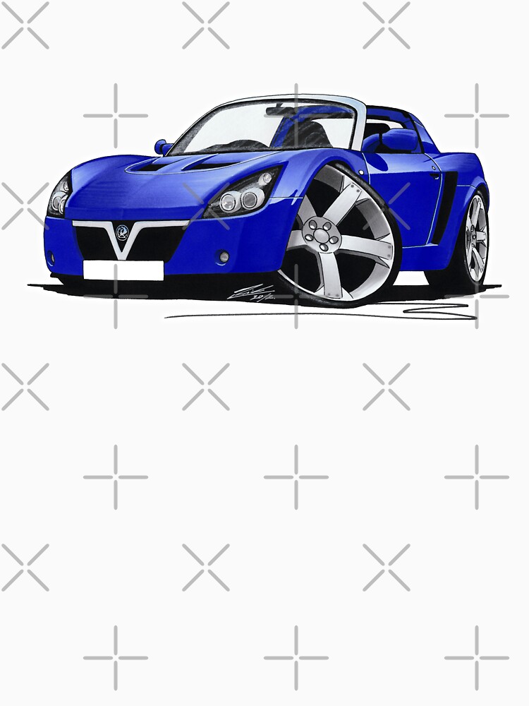 "Vauxhall VX220 Blue" T-shirt for Sale by yeomanscarart | Redbubble ...