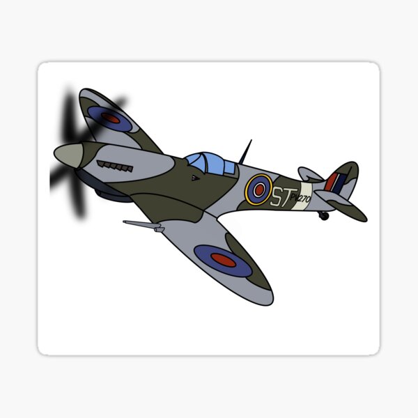 "Spitfire" Sticker for Sale by DolphinGirl2020 | Redbubble