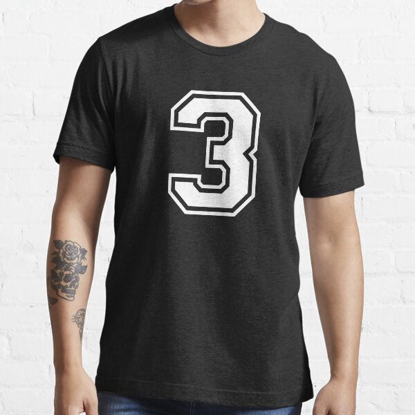 "Number 3 Three" T-shirt for Sale by AllWellia | Redbubble | number 3 ...