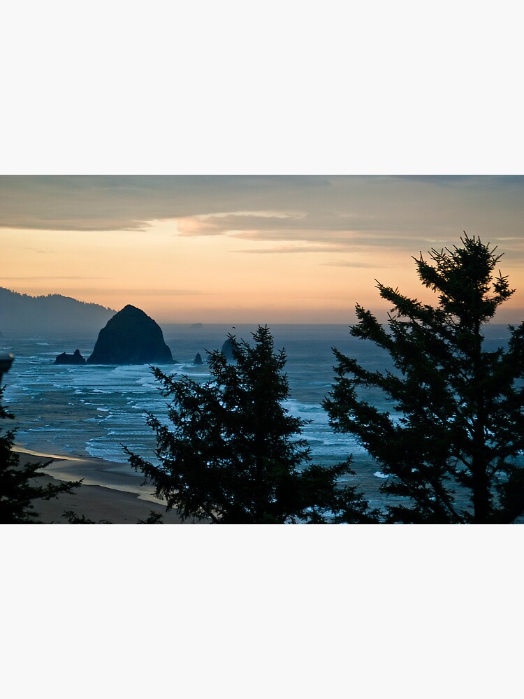 "Haystack Rock at Dawn" Poster by mtbearded1 | Redbubble