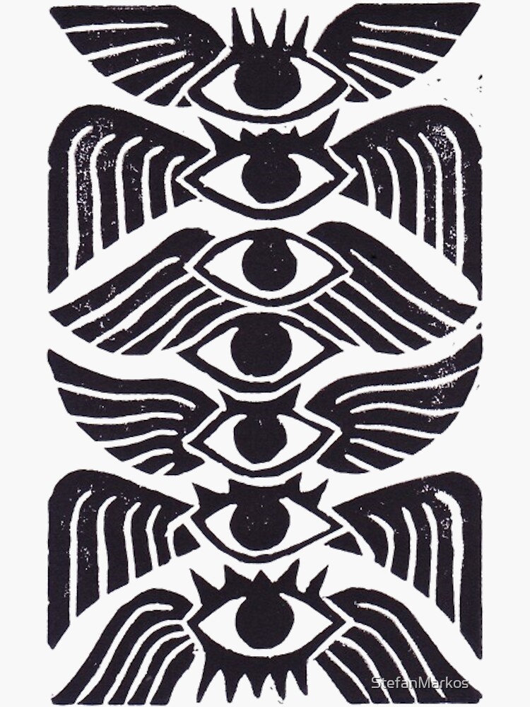 "Proginoskes" Sticker for Sale by StefanMarkos | Redbubble