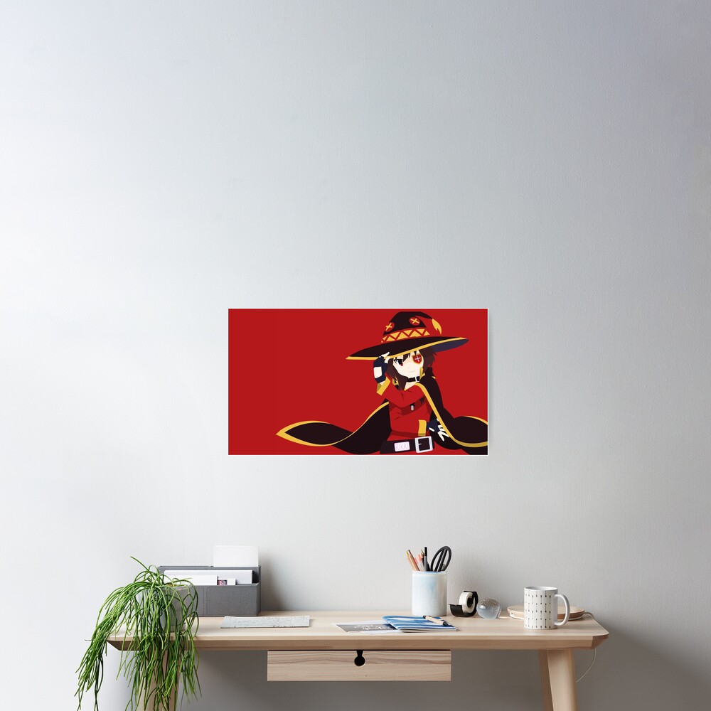 "megumin konosuba" Poster for Sale by Anime-Dude | Redbubble