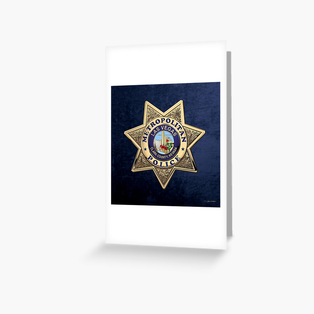"Las Vegas Metropolitan Police Department - LVMPD Badge over Blue ...