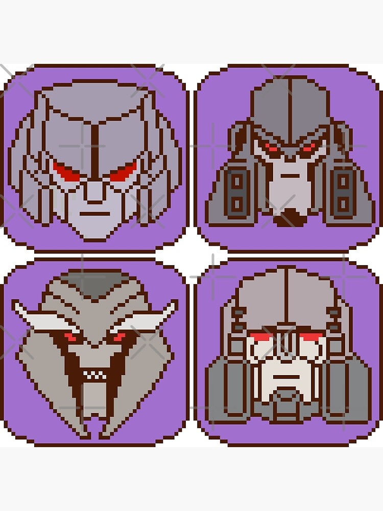 "Pixel Megatron[s]" Metal Print by tralma | Redbubble