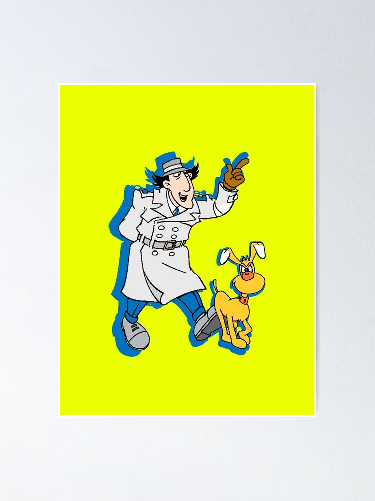 "Inspector Gadget & Brain - Vintage Cartoons" Poster for Sale by ...