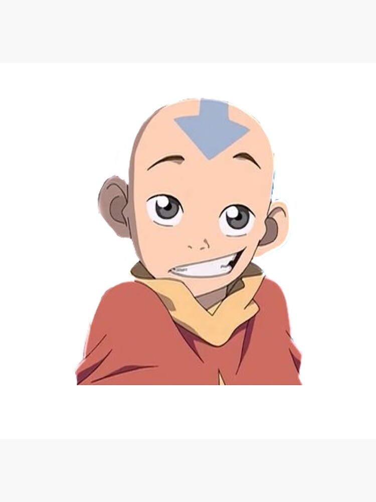 "Aang Smiling" Throw Pillow for Sale by sophiacodinachh | Redbubble