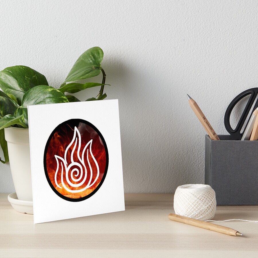 "Firebender Symbol " Art Board Print for Sale by Lunzer | Redbubble