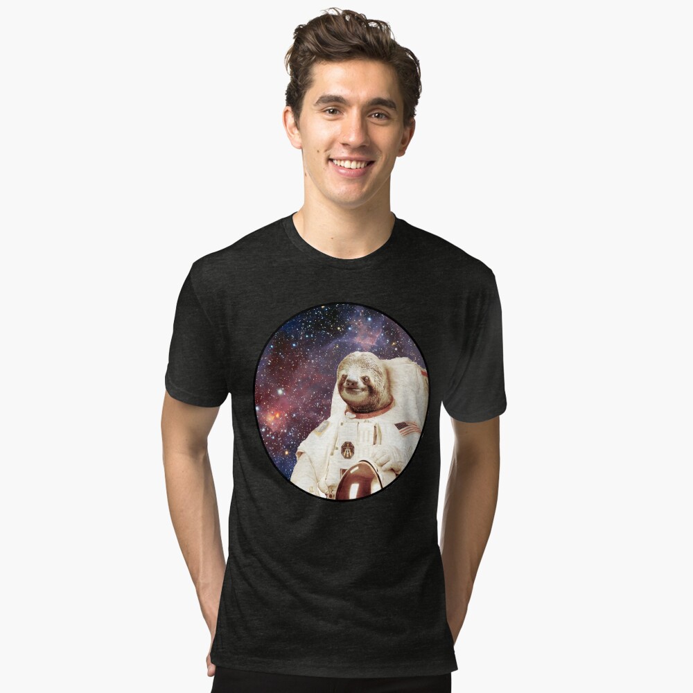 "Astro Sloth" Sticker for Sale by GingerNips26 | Redbubble