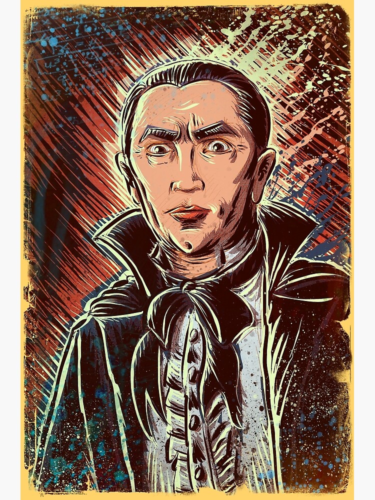 "Dracula Bela Lugosi art print classic horror universal monster ...