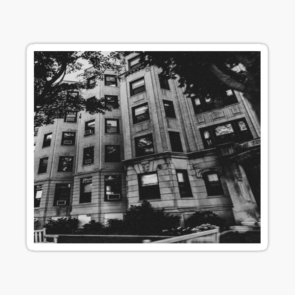 "Black and White Buildings " Sticker for Sale by tatianamm | Redbubble