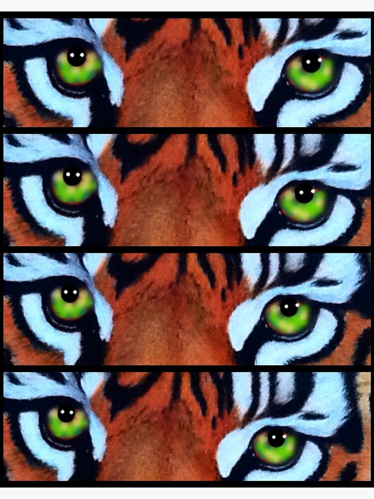 "Tiger eyes tile pattern eye of the tigers" Poster for Sale by ...