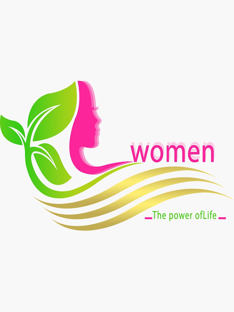 "Women the power of life " Sticker for Sale by HRDESIGNER | Redbubble
