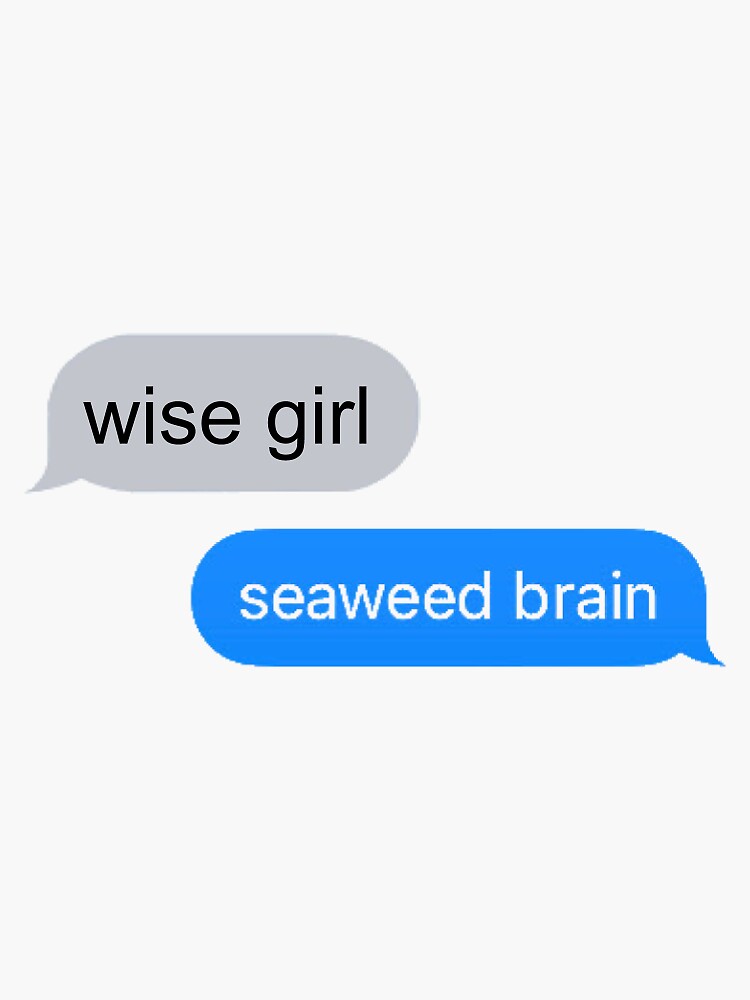 "seaweed brain & wise girl - percabeth" Sticker for Sale by iebenhoch21 ...