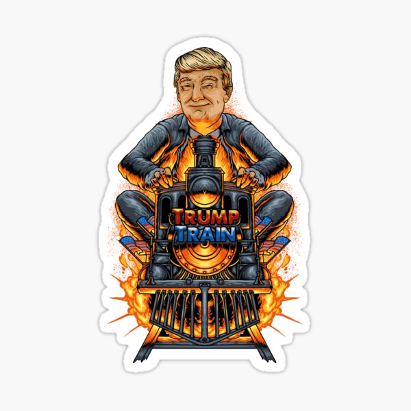 "Trump Train - 2024 President Election " Sticker for Sale by ...
