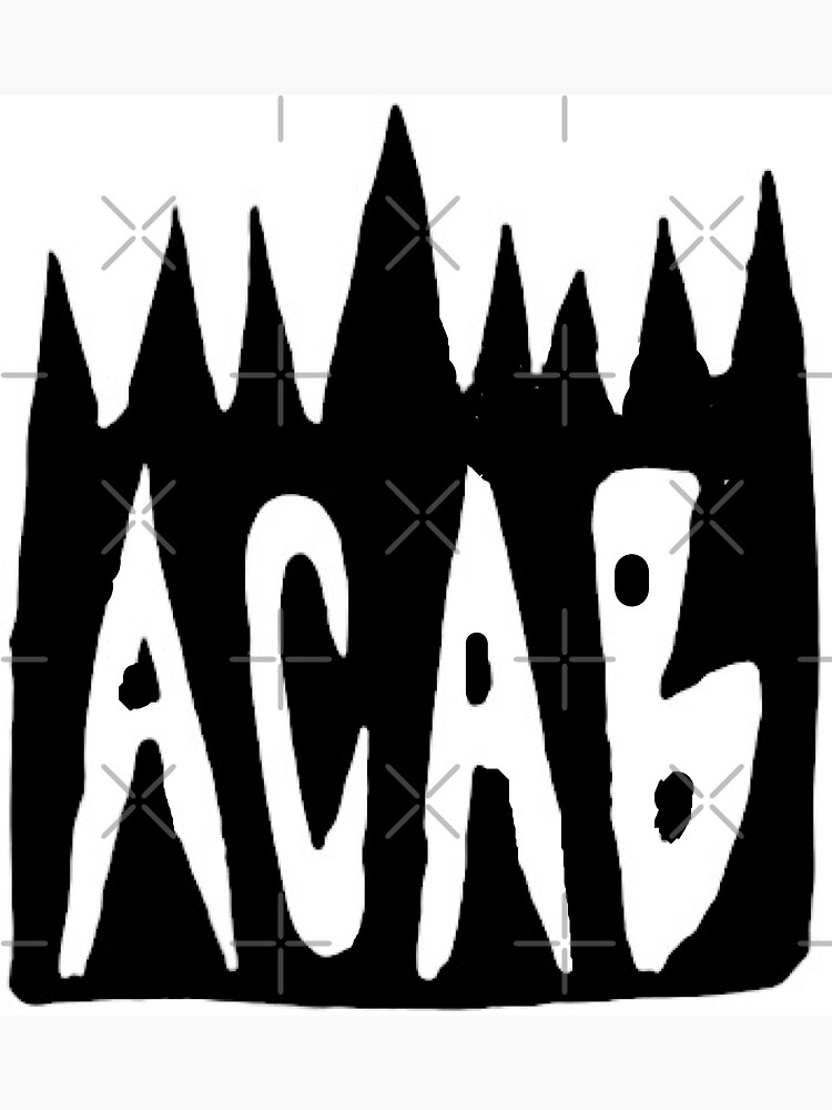 "ACAB" Sticker for Sale by zizaziz | Redbubble