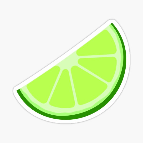 "Lime Slice" Sticker by TheFoodGeek | Redbubble
