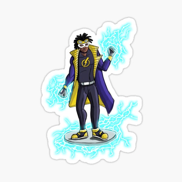 "Static Shock" Sticker for Sale by xzaclee16 | Redbubble