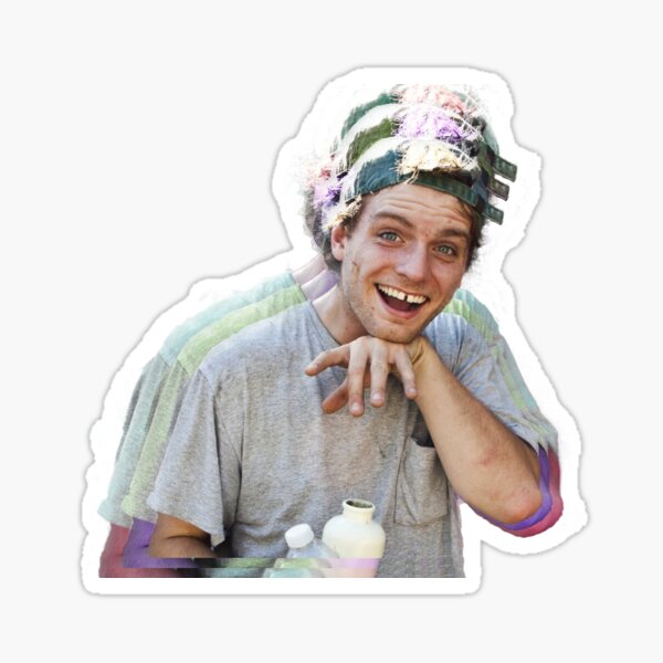 "Mac Demarco Layered" Sticker by Anikatries | Redbubble