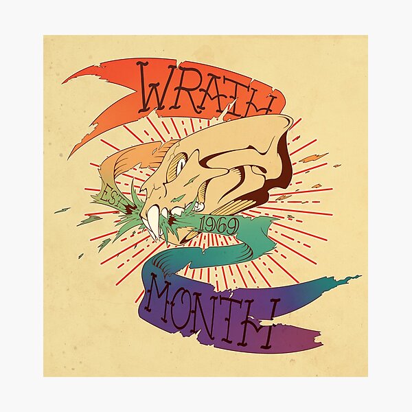 "Wrath Month - Flash Sheet" Photographic Print for Sale by IFOHS ...