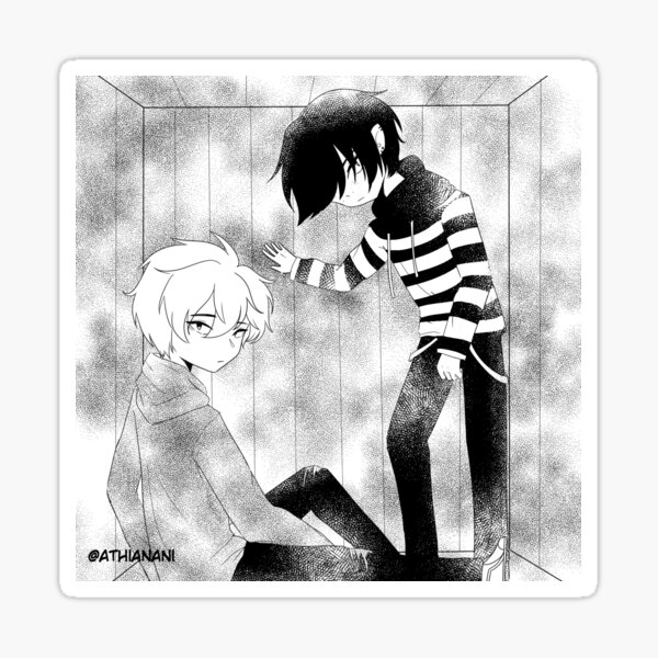 "Travis and Zane" Sticker for Sale by KookiesBunnie | Redbubble