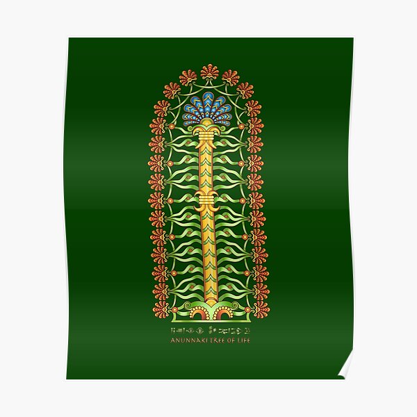"Tree Of Life Sumerian" Poster by YousifAziz | Redbubble