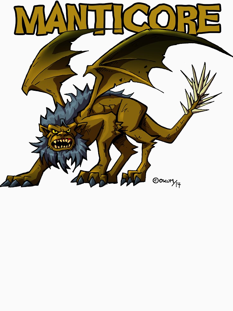 "Manticore" T-shirt for Sale by okumarts | Redbubble | d d t-shirts ...