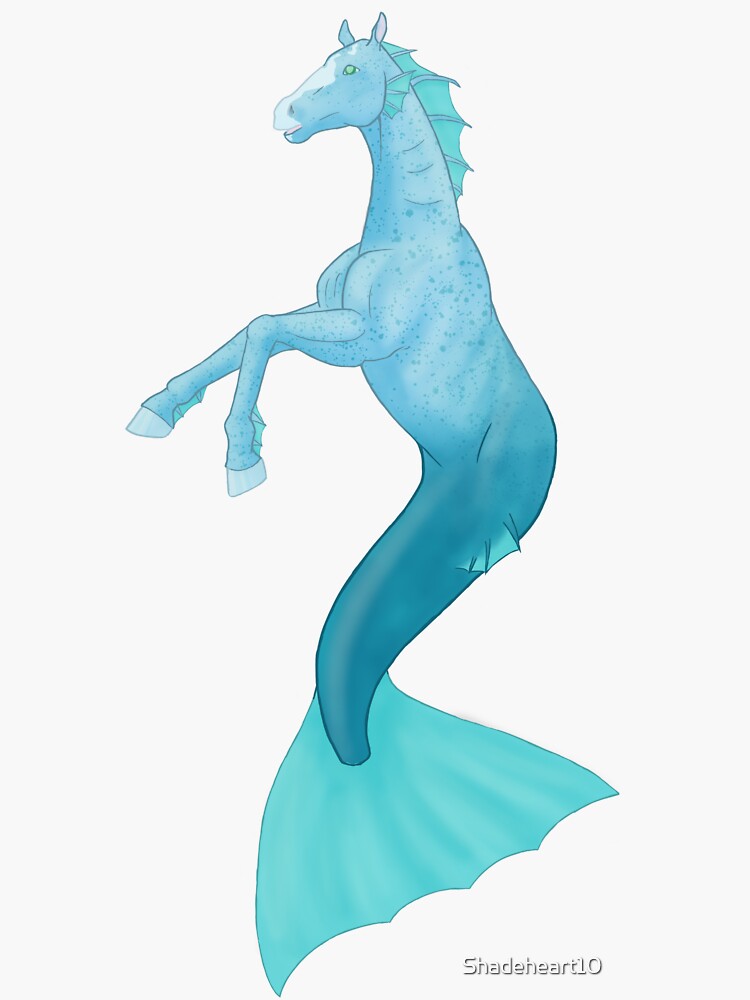 "Hippokampos" Sticker for Sale by Shadeheart10 | Redbubble