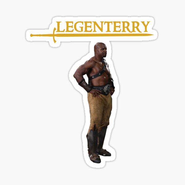 "Legendary terry crews nine-nine" Sticker for Sale by JpressA | Redbubble