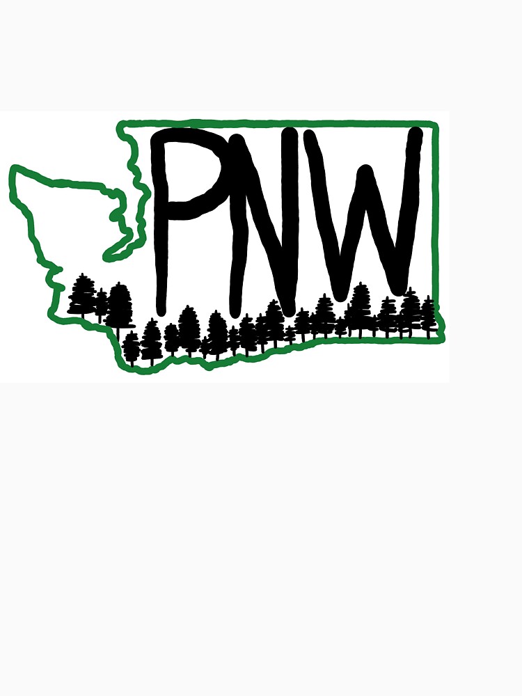 "PNW Pride" T-shirt for Sale by zoe-ryder | Redbubble | washington t ...
