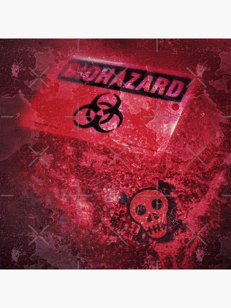 "BIOHAZARD " Poster for Sale by DNiceGirl | Redbubble