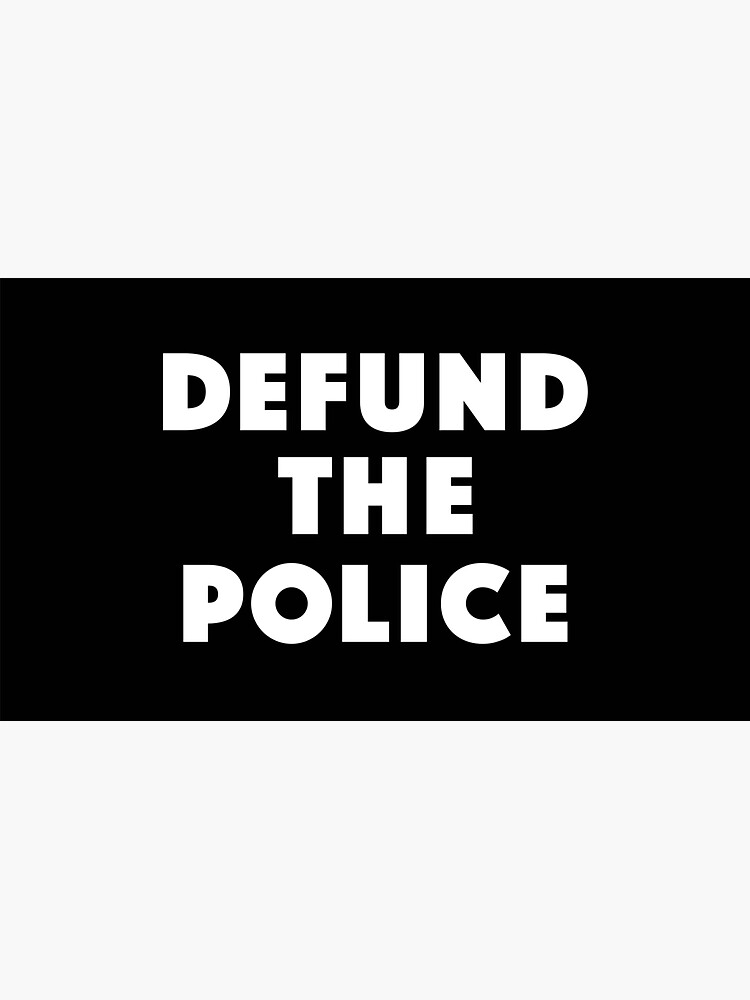 "DEFUND THE POLICE" Sticker for Sale by tillustration | Redbubble