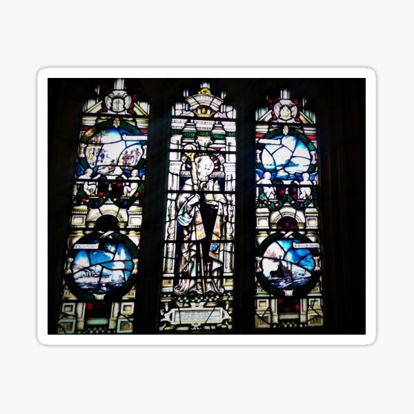 "Church glass window " Sticker for Sale by LittleBreeze | Redbubble